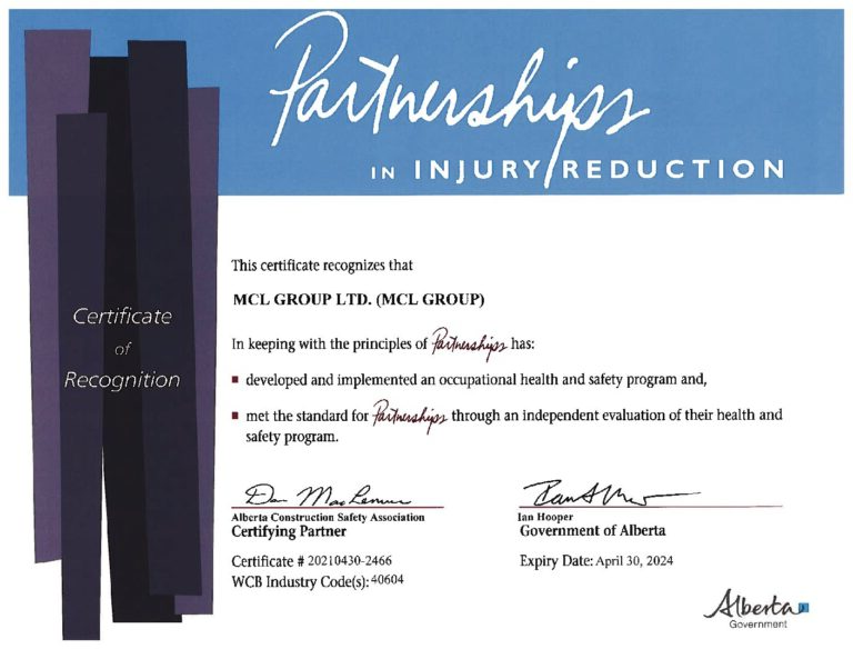 Health and Safety – MCL Group